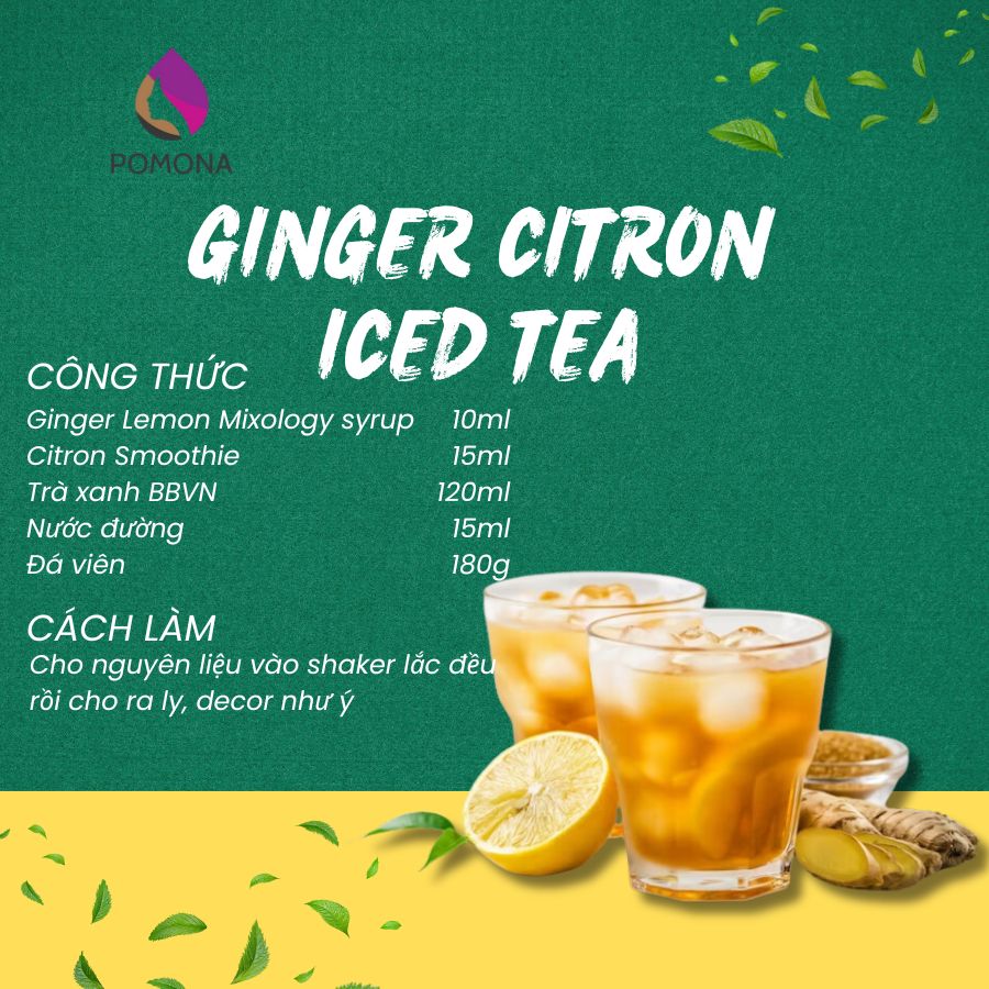 Mứt trái cây Pomona vị Citron (Citron Smoothie) - Bình 2kg - Barista ...