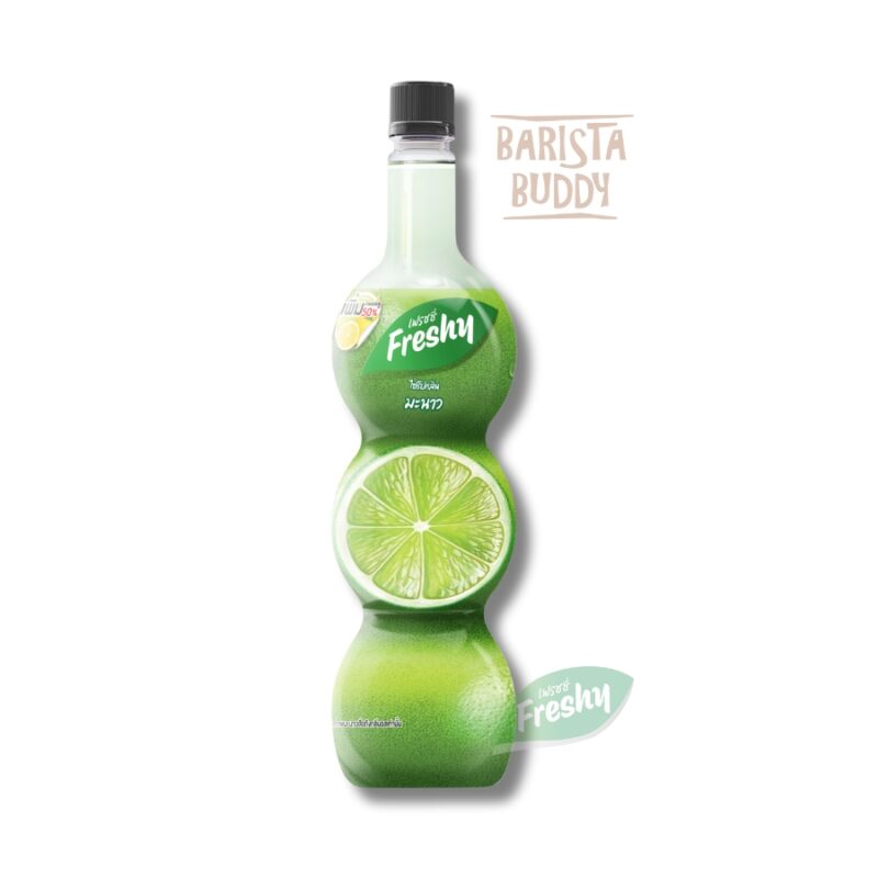Syrup Freshy Chanh (Lime syrup) - Chai 710ml - Barista Buddy Việt Nam